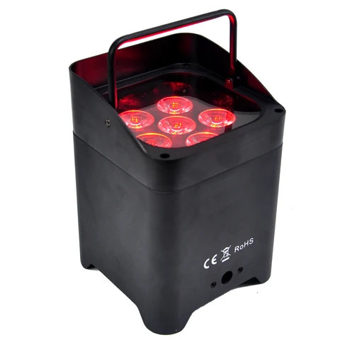 Buy Stage Light 6*18w 6in1 Rgbaw+uv Mobile Smart Battery Operated Wifi ...