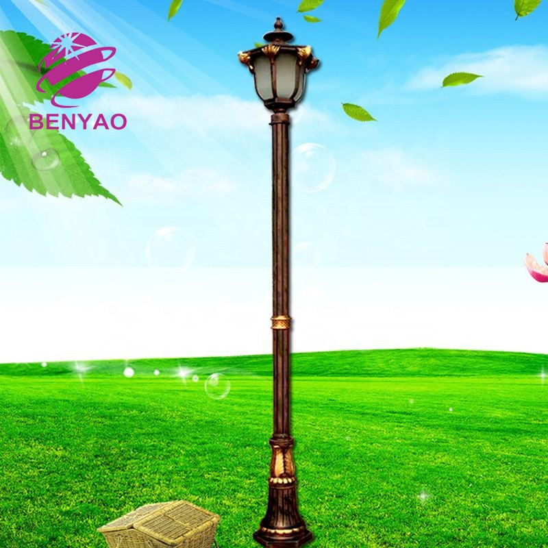 Buy Steel Pole Antique Cast Iron Lamp Post For Lighting from Hebei ...