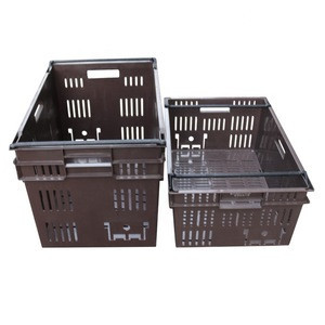 Buy Storage Plastic Stackable Mesh Fruit Basket Logistics Turnover ...