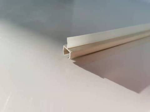 Buy U Shape White Pvc Plastic Cover Strip,u Shaped Plastic Profiles ...