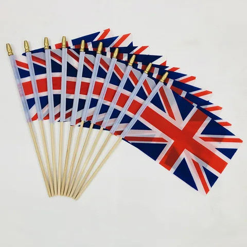 Buy United Kingdom Union Jack Uk Flag British Hand Held Shake Small ...