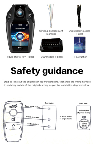 Buy Universal Original Car Electronic Key Upgrade Remote Smart Key Case ...