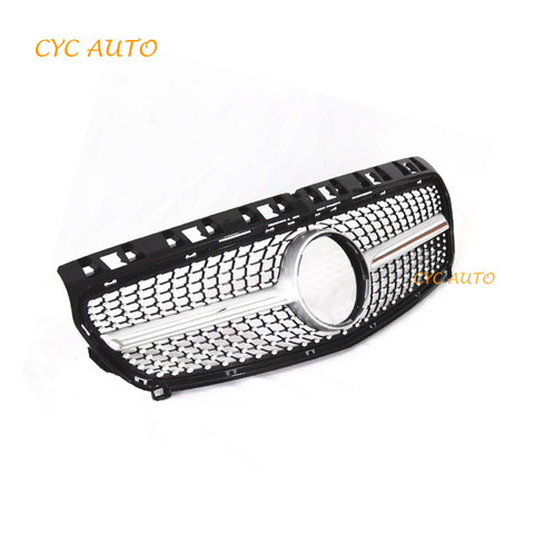 Buy W176 Front Grille Diamond Style Car Grille For Mercedes Benz A ...