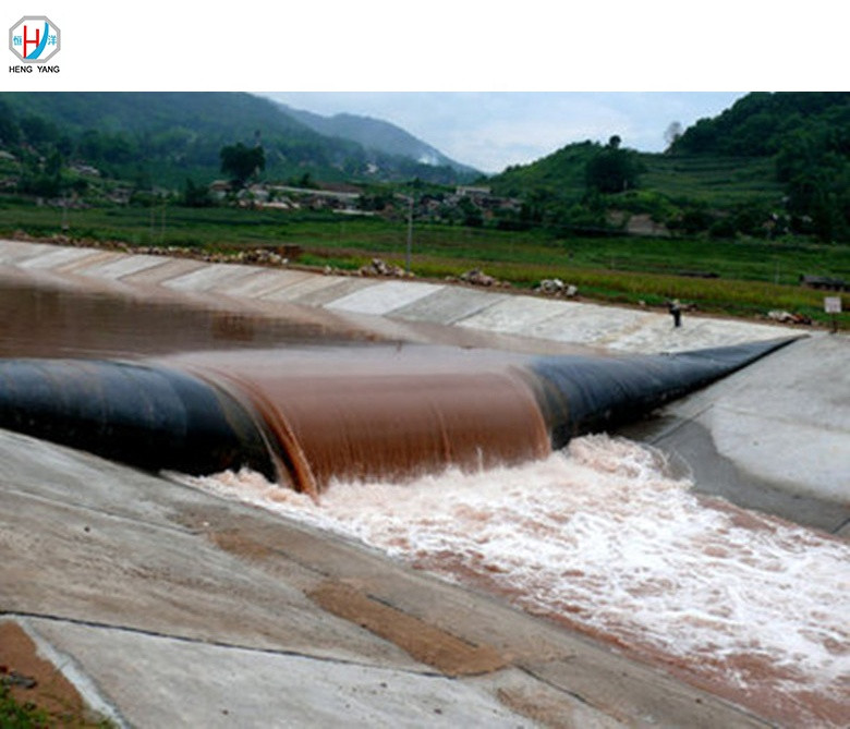 Buy Water/ Air Inflatable Rubber Weir/rubber Dam from Hengshui Hengyang ...