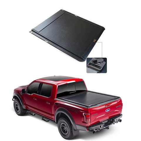 Buy Waterproof Retractable Tonneau Cover Hard Roller Lid Shutter Cover ...