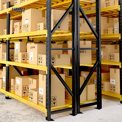 Buy Wholesale 4-tier Metal Storage Rack Long Span Assemble Medium Duty ...