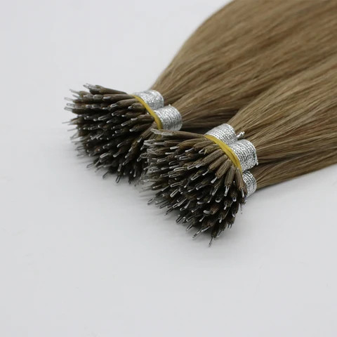 Buy Wholesale Italian Keratin Bond Nano Tip Hair Extensions Human Hair ...