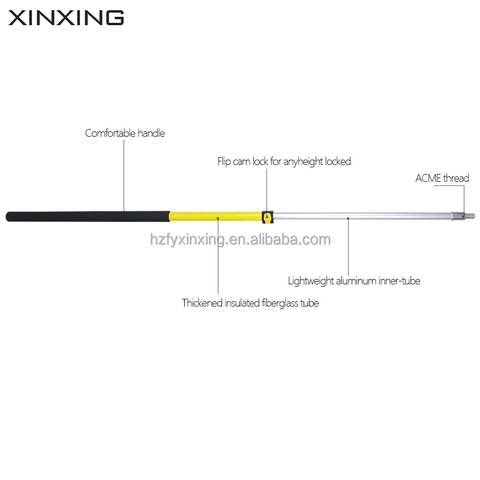 Buy Xinxing 2-section Fiberglass/aluminum Telescopic Pole Paint Roller ...