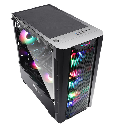 Buy Ygm M-atx/itx Acrylic Pc Case Desktop Computer Case Silent Water ...