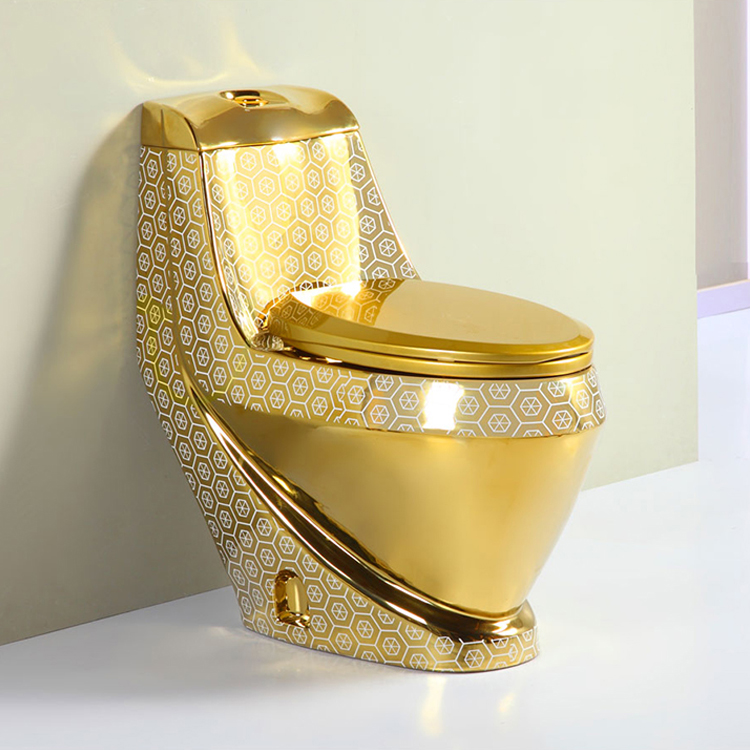 Buy Luxury Golden Toilet Shinning Metallic Plated from Guangdong musk ...