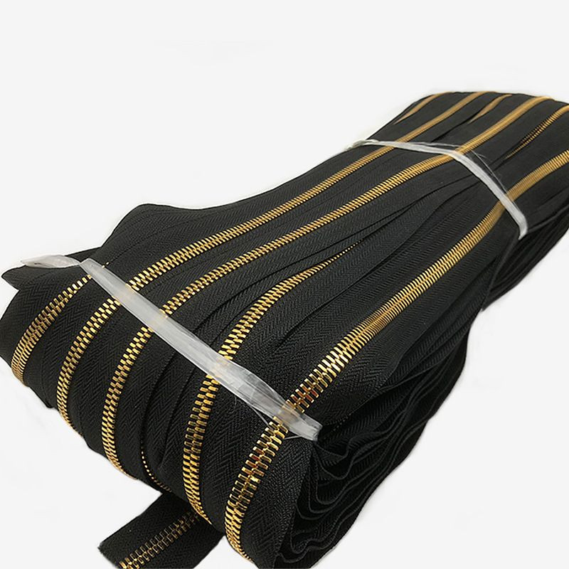 Buy #8 Brass Metal Zipper Long Chain Y Brass Teeth Zippers from Ningbo ...