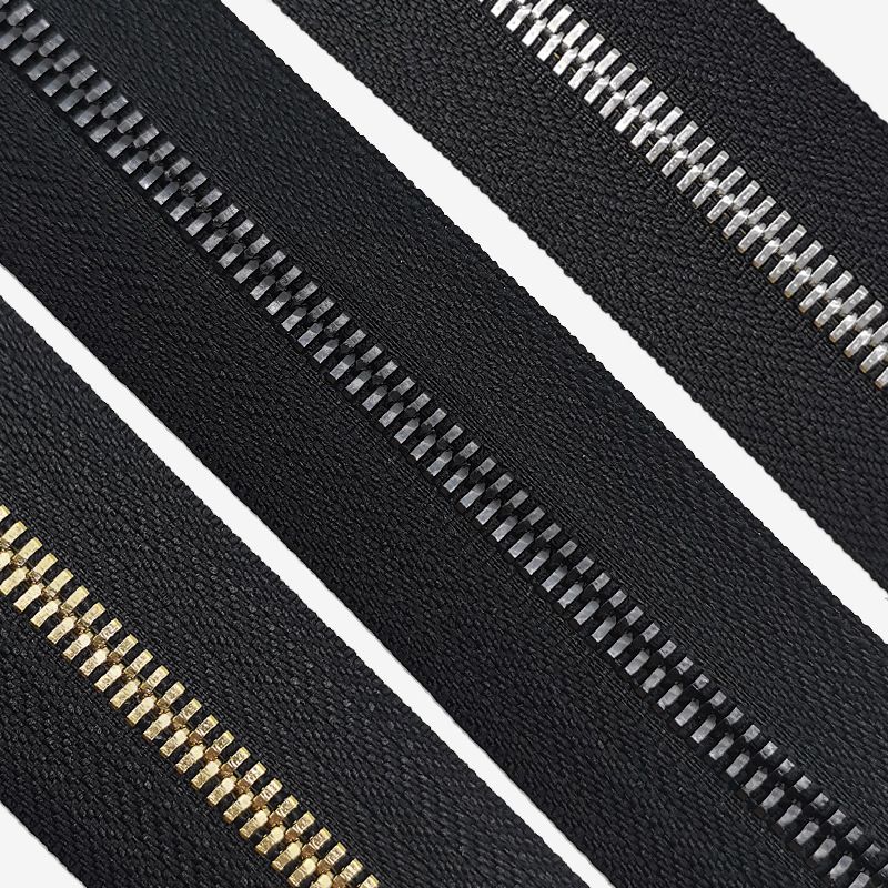 Buy #8 Brass Metal Zipper Long Chain Y Brass Teeth Zippers from Ningbo ...