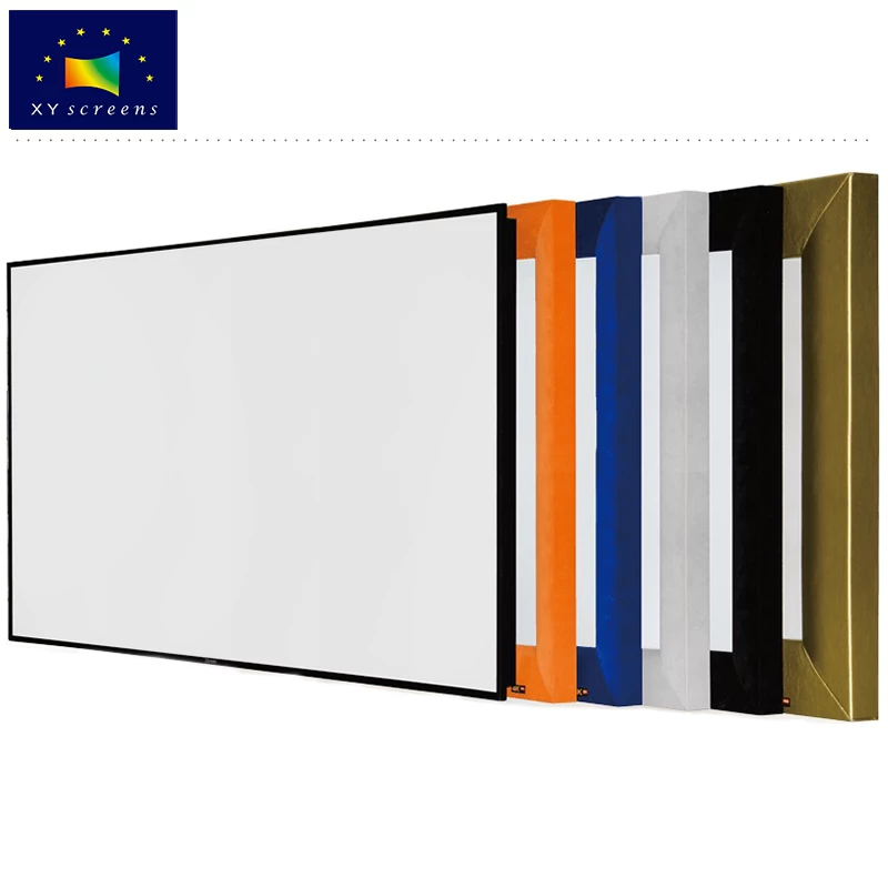 Buy Fixed Frame Projector Screen Custom Sizes 60-500 Inches Hd 3d 4k ...