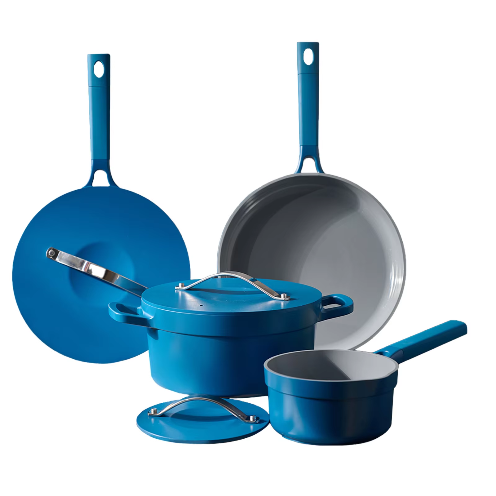 Buy Die-casting Nonstick Cookware Set Aluminum Ceramic Coating Pots And ...