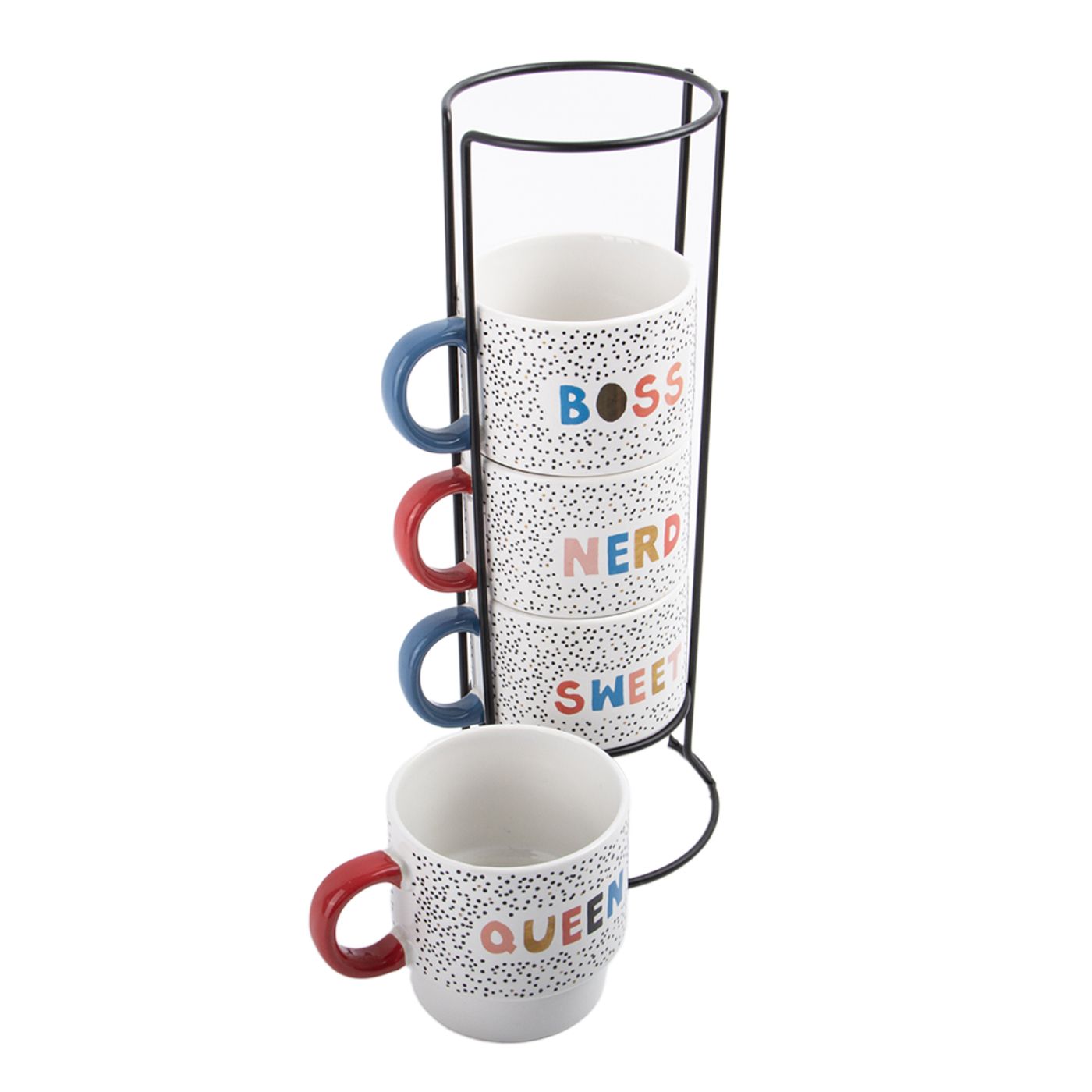 Buy Ceramic Stacking Mug Set With Stand from Suzhou Hengshuo Imp & Exp ...