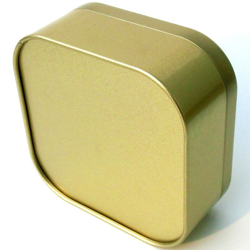 Buy Custom Quality Cheap Square Square Metal Tin Box With Circular ...