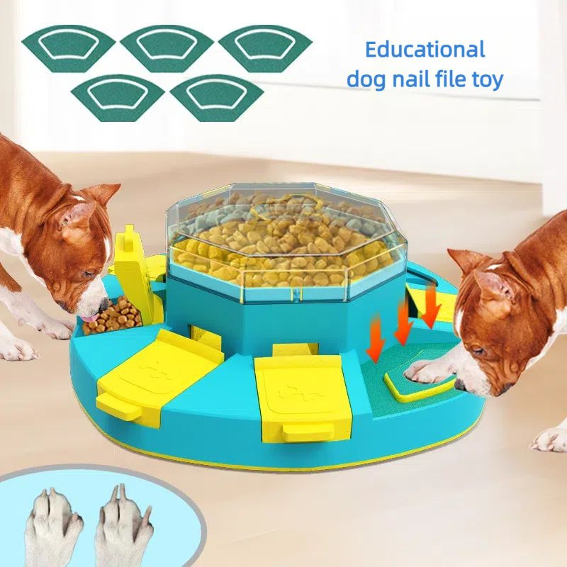 Buy Ok101-2 Educational Dog Puzzle Toy Dog Snack Bowl Food Box Pet ...