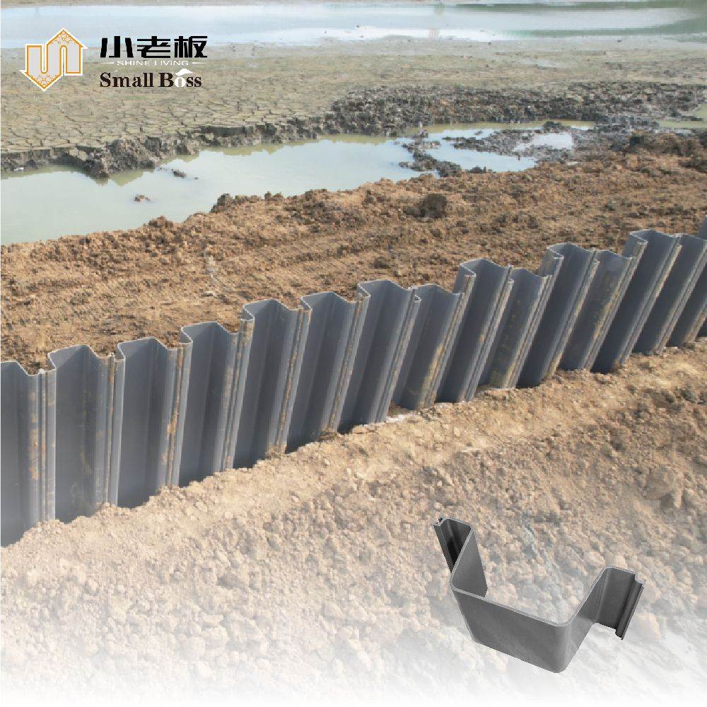 Buy U Type Pvc Sheet Pile Vinyl Sheet Pile Su622 from Tong Xiang Small ...