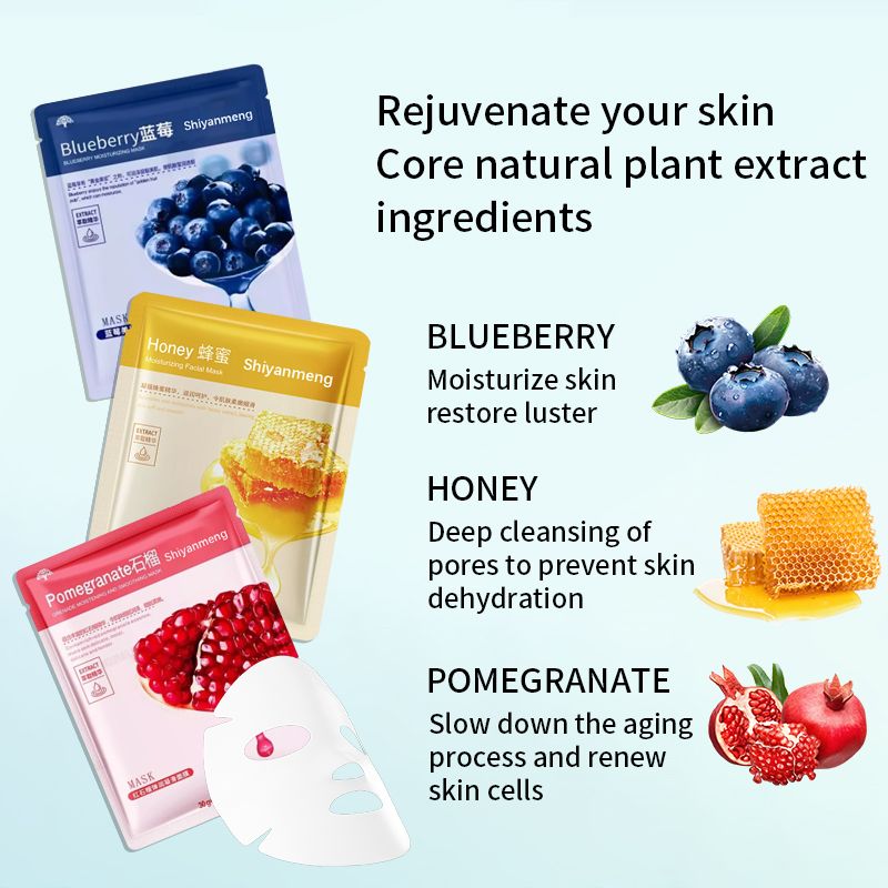 Buy Hyaluronic Acid Mask, Patch Mask, Fruit Moisturizing Mask from ...