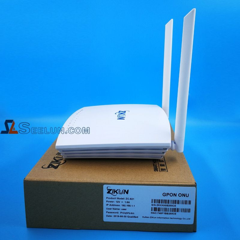Buy Zc-521 Gpon 1ge+3fe+1phone+wifi Onu Ont Zikun As Huawei Hg8546m ...