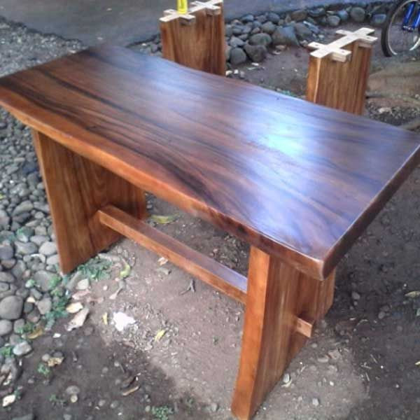 Buy Trembesi Dining Table Set With A Chair from Mebel Trembesi Jepara ...