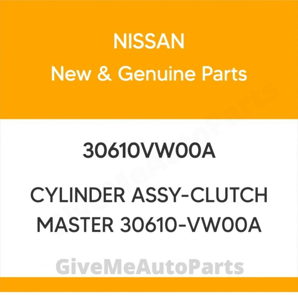 Buy 30610vw00a Genuine Nissan Cylinder Assy-clutch Master 30610-vw00a ...
