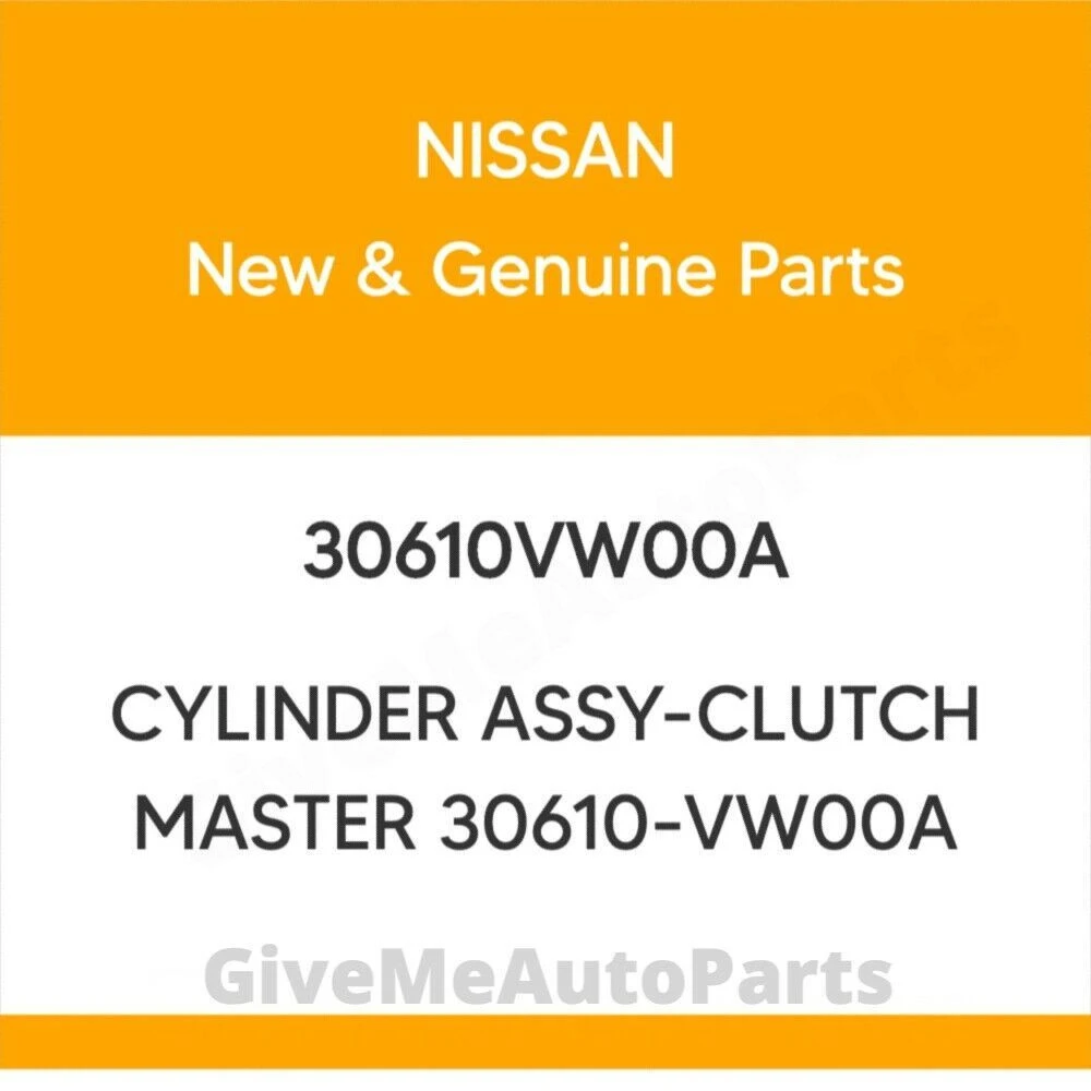 Buy 30610vw00a Genuine Nissan Cylinder Assy-clutch Master 30610-vw00a ...