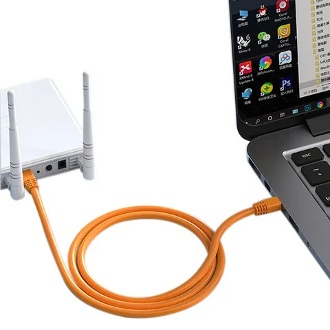 Buy 10m Double-rj45 Connector Internet Ethernet Cable Lan Cat5e Network ...