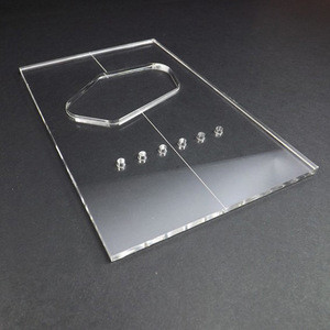 Buy 10mm Thick Polished Acrylic Acoustic Neck Joint Routing Templates ...