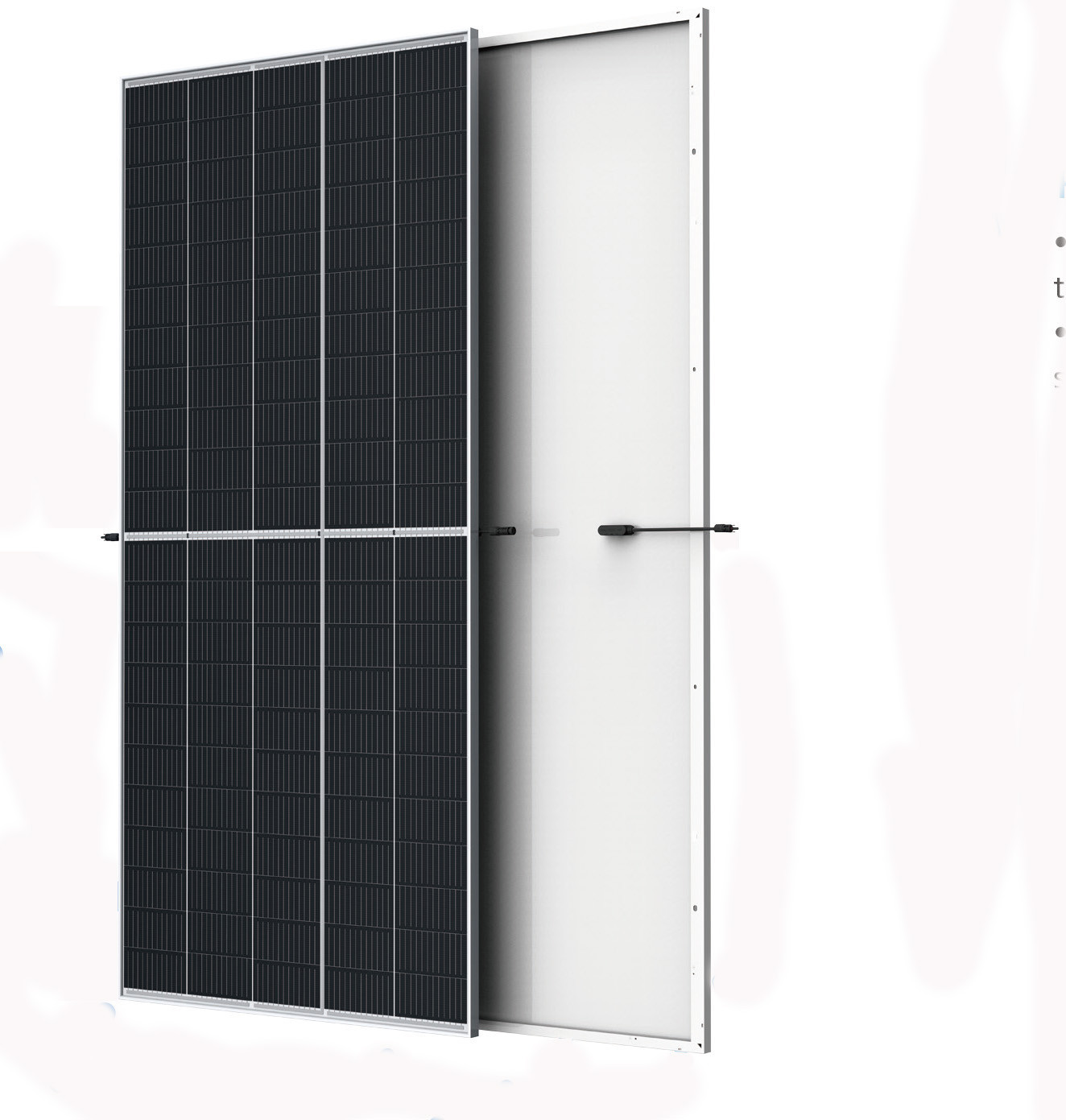 Buy 156 Half Cell Perc Solar Photovoltaic Solar Panel Mono 450w 500w ...