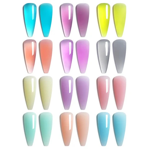 Buy 30g Translucent Colors Poligel Acrygel Wholesale Polli Uv Nail ...