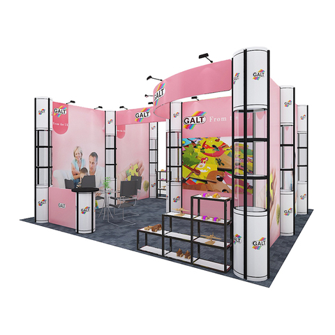 Buy 3x6 Booth Design Portable Wall Exhibition Booth Display Stand Trade ...