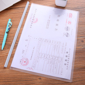 Buy A3/a4 Slide Spine Bar Plastic Transparent File Cover Clear Report ...