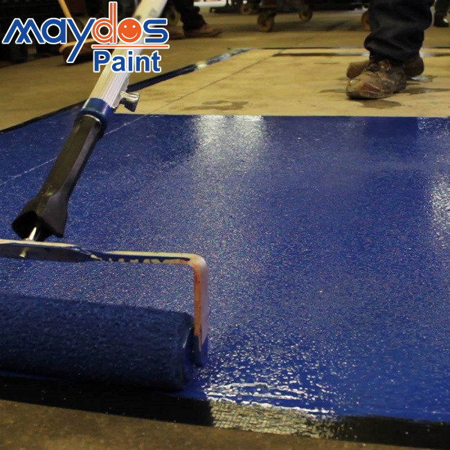 Buy Anti Chemical Epoxy Liquid Rubber Flooring Paint Cement Floor ...