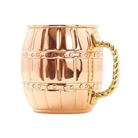 Buy Antique Silver Coated Hammered Designer Round Beer Mug For ...