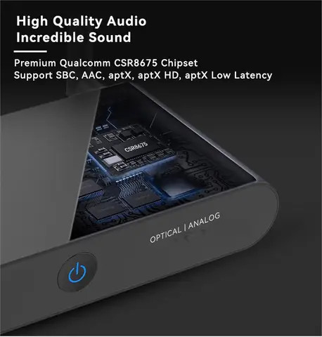 Buy Audiophile Grade Dac Aptx Hd Aptx Low Latency Bluetooth Transceiver ...