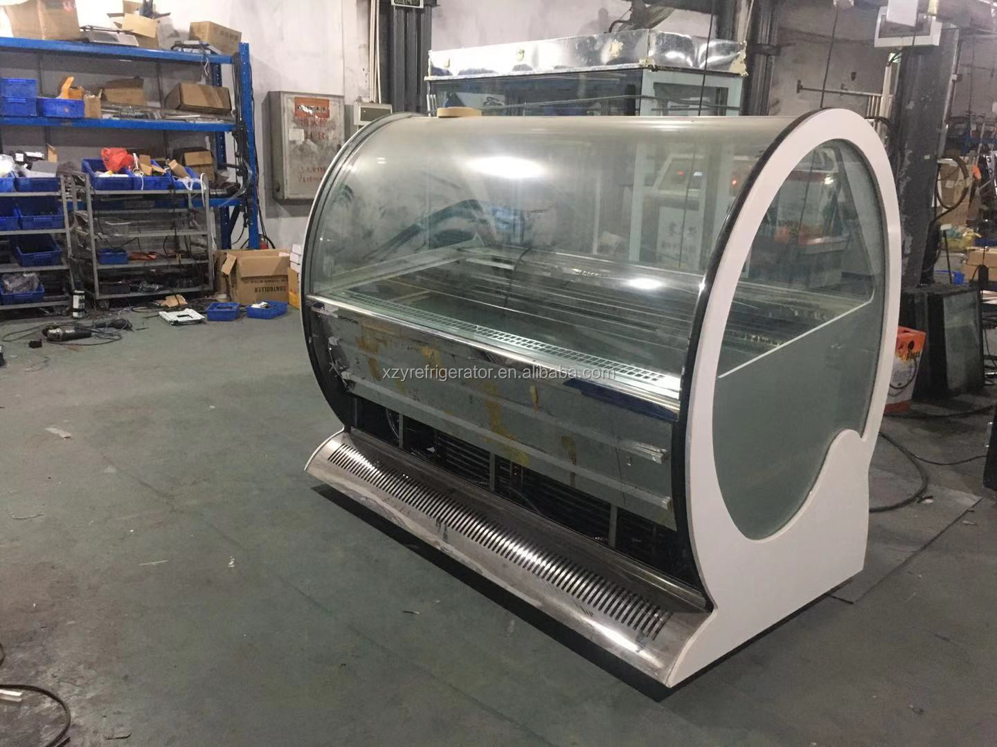 Buy Automatic Ice Cream Display Showcase/ High Standard Ice Cream ...