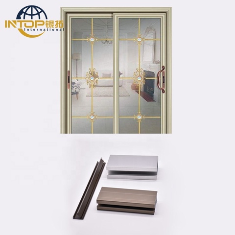 Buy Brush Anodized Champagne Screen Frame Railing Building Aluminum ...