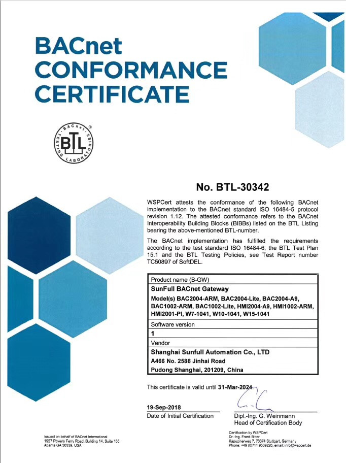 Buy Btl Certification-modbus Rtu To Bacnet Ip 2-port Gateway from ...
