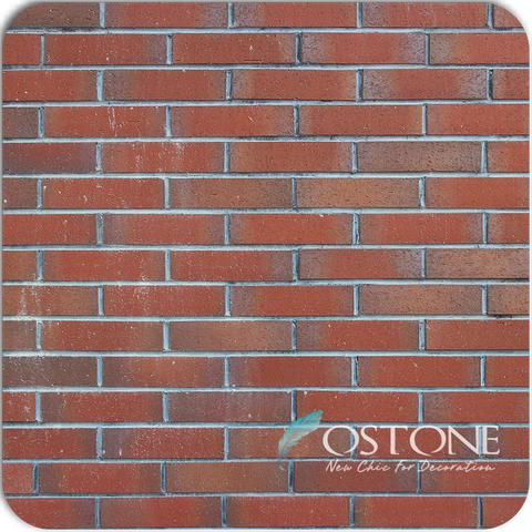 Buy Building Cladding System Red Brick Look Exterior Ceramic Wall Tiles ...
