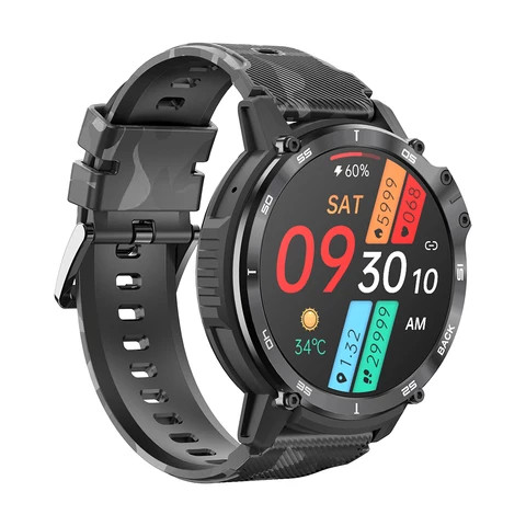 Buy C22 Sport Smart Watch 1.6inch Round 4gb Large Memory Long Battery ...