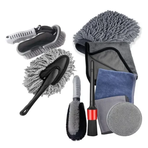 Buy Car Wash Cleaning Tools Auto Cleaning Kit Set With Storage Bag ...