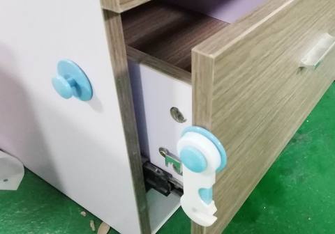 Buy Child Safety Latch Baby Care Drawer Lock Abs Lock Kids Plastic ...