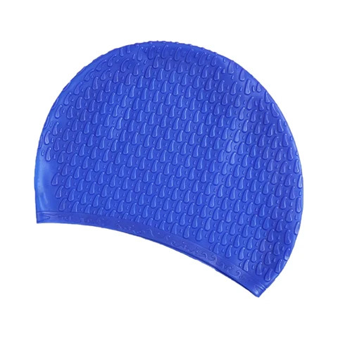 Buy Custom Printed Large Silicone Swim Cap For Women Men Curly ...
