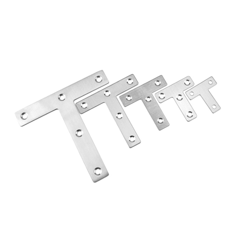Buy Custom Stamping T Shape Brackets Steel Aluminium Metal Slot Plate ...