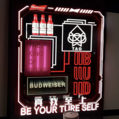 Buy Custom Wall 3d Logo Sign Led Logo 3d Led Luminous Signs Acrylic ...