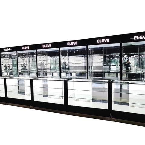 Buy Customized Hookah Glass Frameless Display Showcase Smoke Display ...