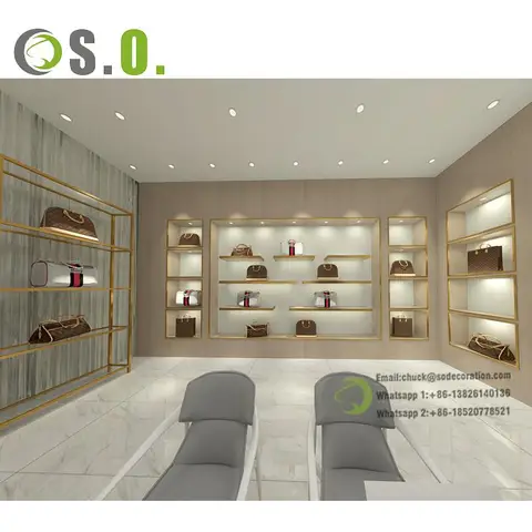 Buy Customized Size Bag Shop Display Bag Display Cabinet Showcase ...