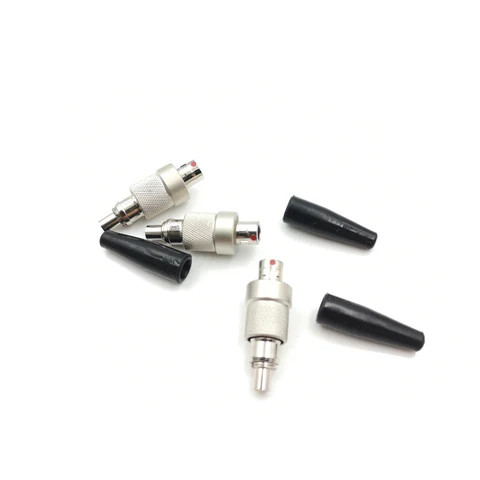 Buy Diy Miniature Microphone 3pin Screw Lock Connector For Sennheiser ...