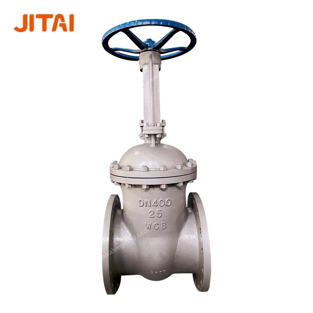 Buy Dn400 Handwheel Operated Carbon Steel Gate Valve For Hot Water In ...